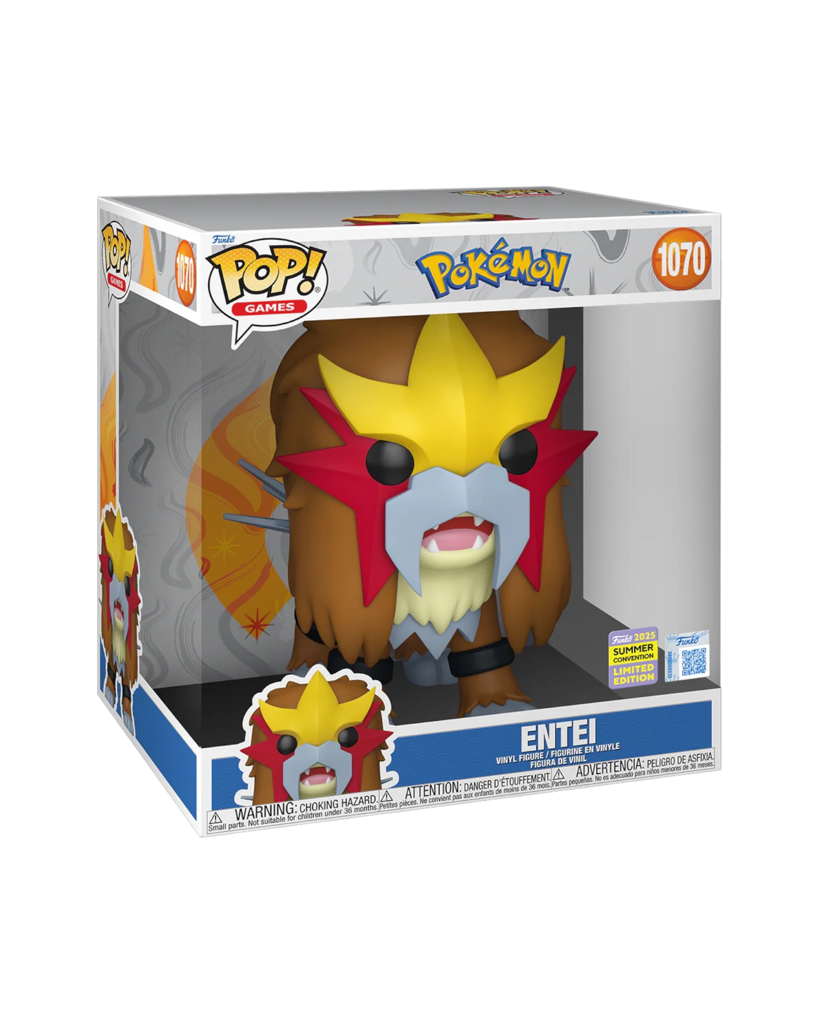 Funko Pop! 1070 Entei | Summer Convention 2025 | Special Edition ...
